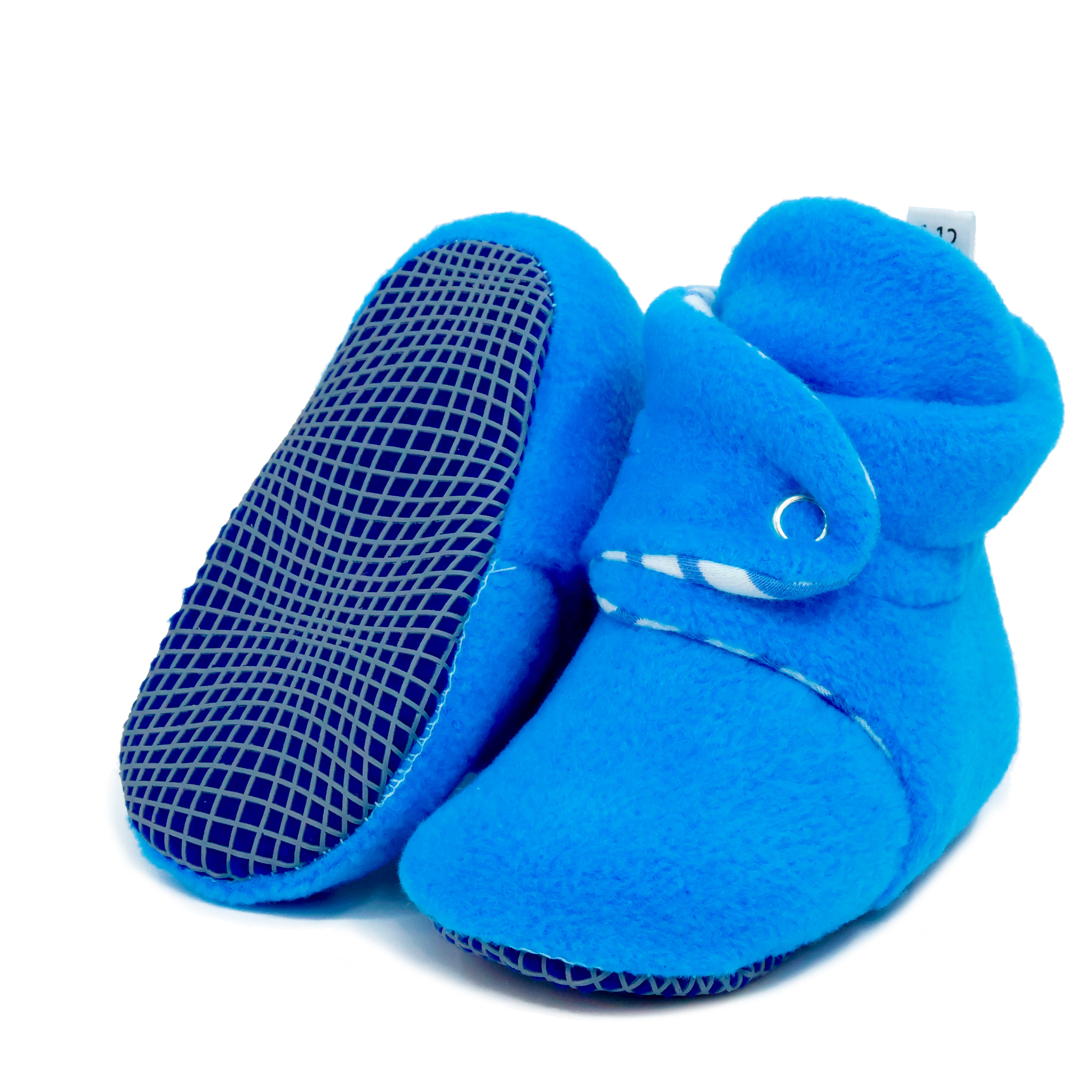 Light Blue Baby Booties | Anti-Slip Baby Booties | Ella Bonna Baby